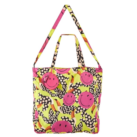 FARM Rio | Bags | Farm Rio Tucanissimo Smiley Reusable Eco Tote Bag ...